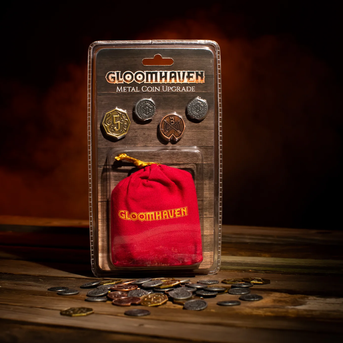 Gloomhaven: Metal Coin Upgrade – Oaken Vault