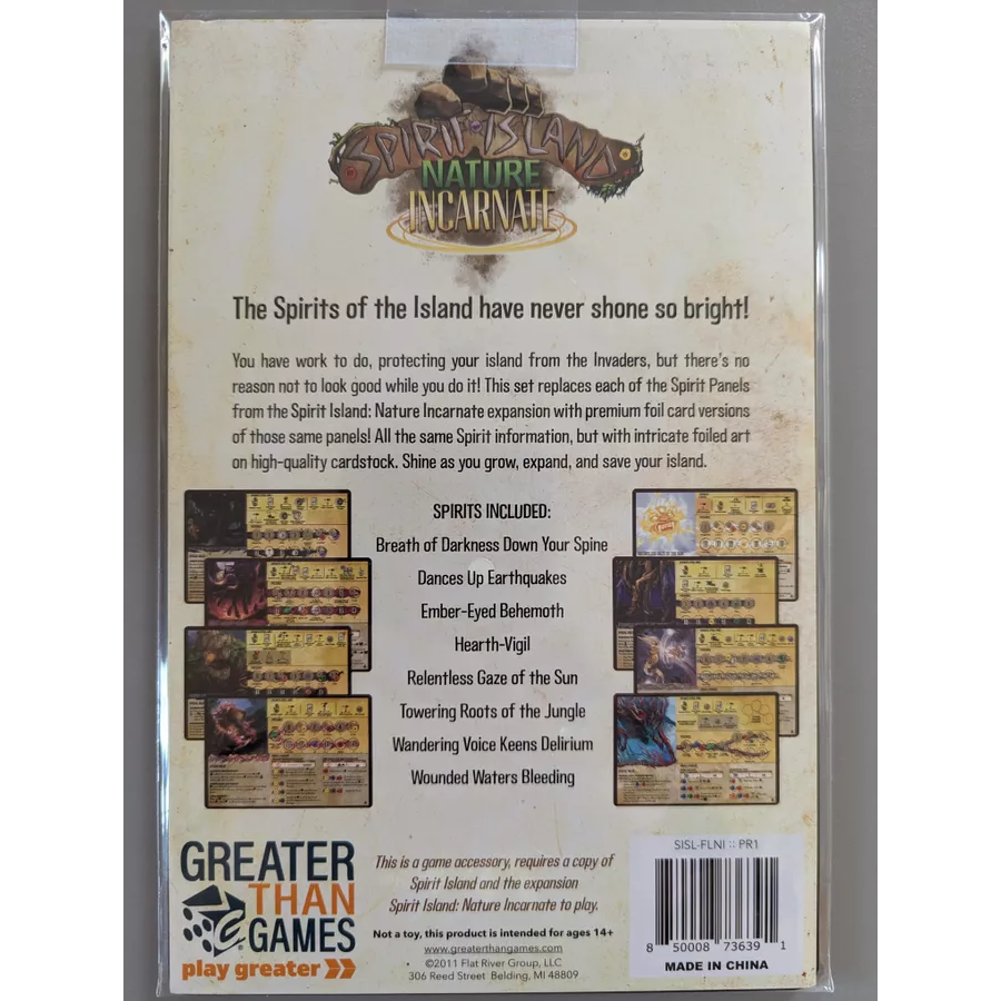 Spirit Island: Nature Incarnate - Premium Foil Spirit Panels – Oaken Vault